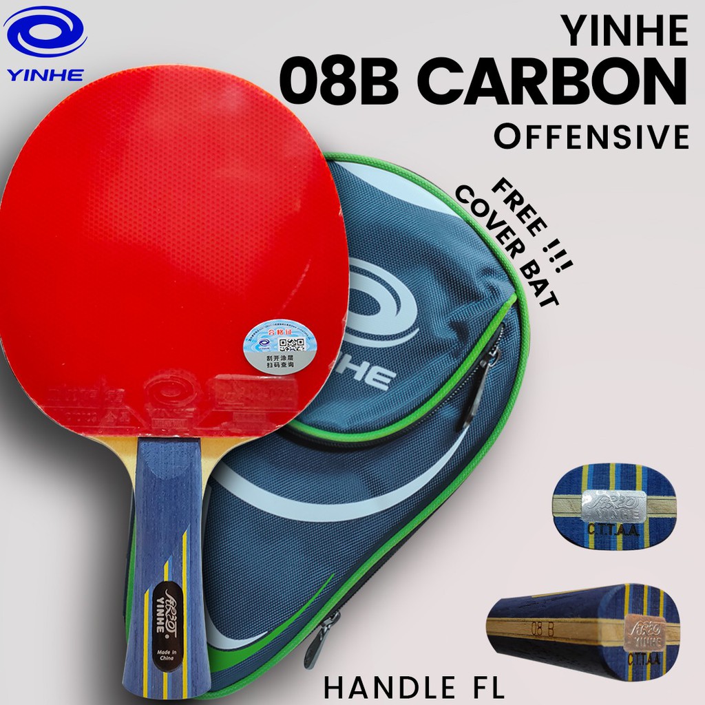 Jual Kayu Bat Tenis Meja Yinhe 08B Carbon FL Premade Blade | Shopee ...