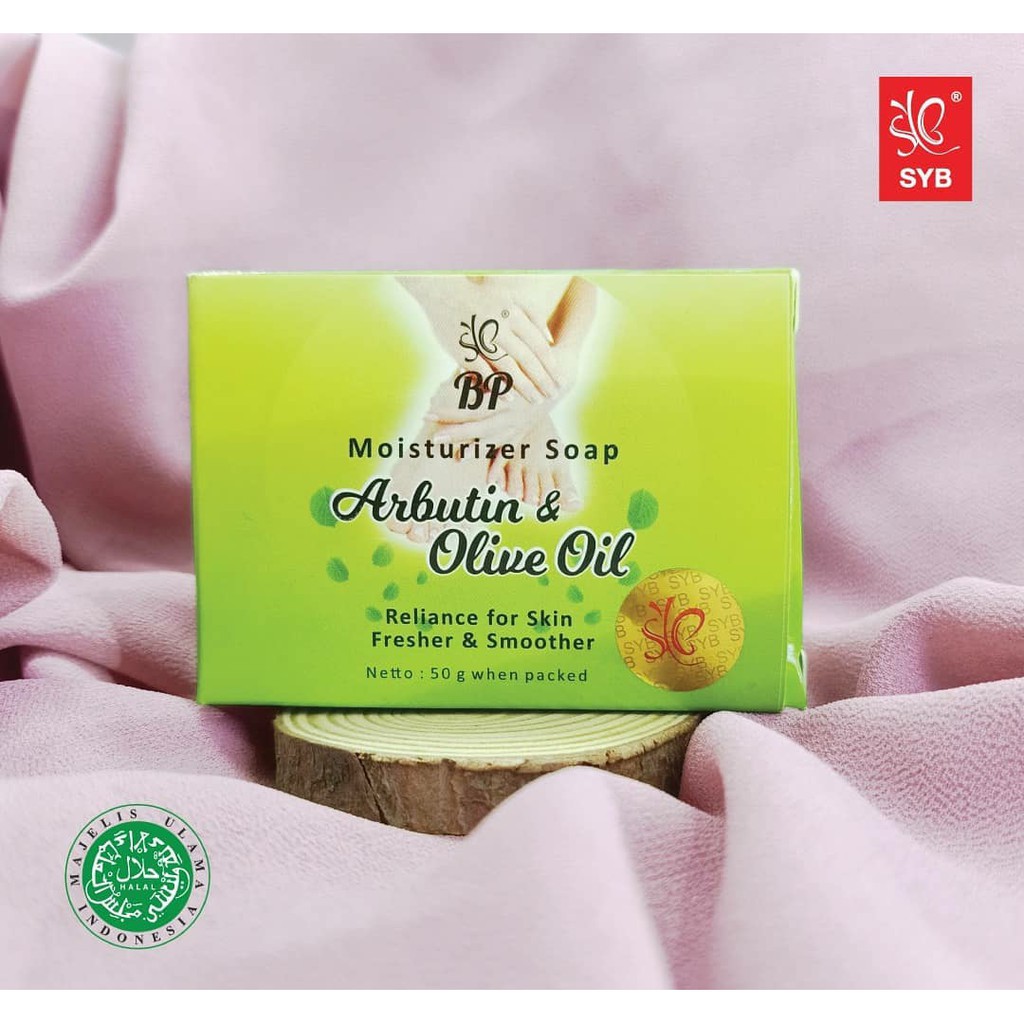 Jual SYB BP MOISTURIZER SOAP ARBUTIN & OLIVE OIL | Shopee Indonesia