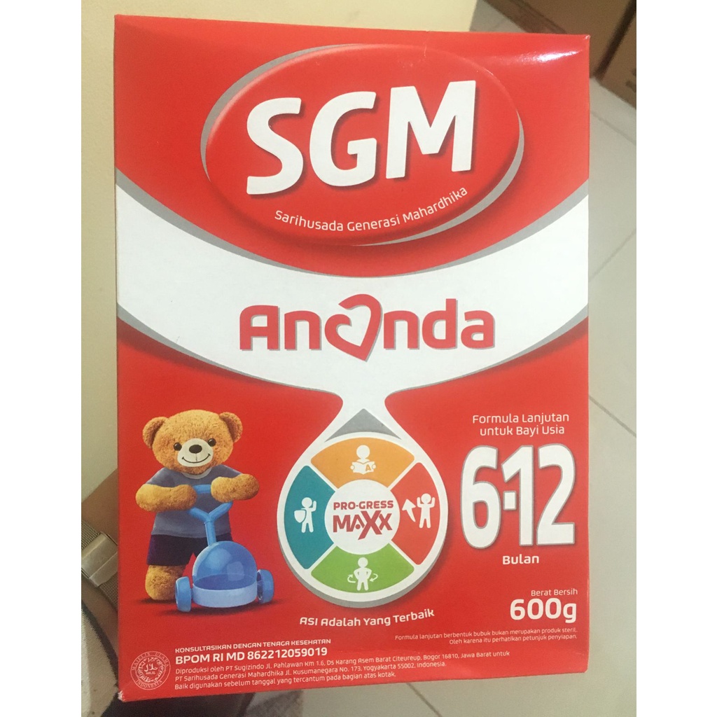 Jual SGM Ananda 6-12 Bulan 400 / 600 Gram / 1 Kg | Shopee Indonesia