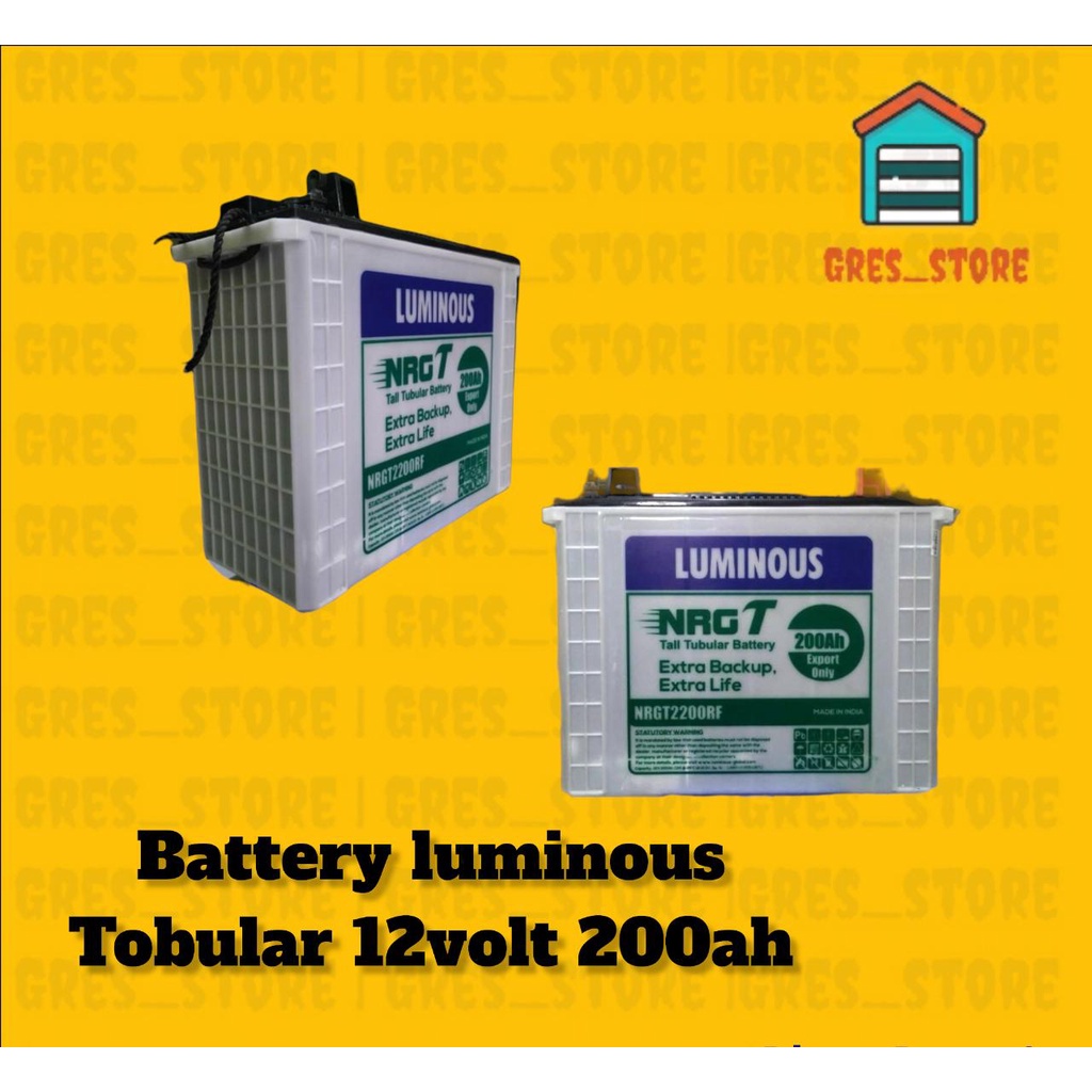 Jual LUMINOUS BATTERY BASAH TALL TUBULAR 200AH 12V BATTERY 200AH ...