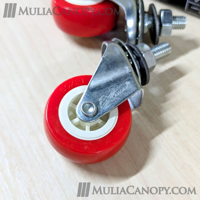 Jual Roda Meja Troli Trolley Kursi Lemari ukuran 50mm 5cm 50 mm 5 cm ...