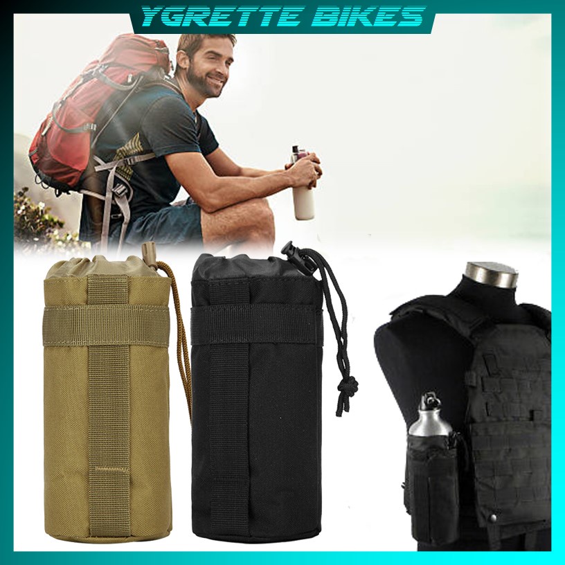 Jual YGRETTE - TAS BOTOL TRAVEL PORTABLE BOTTLE BAG POUCH MILITARY ...