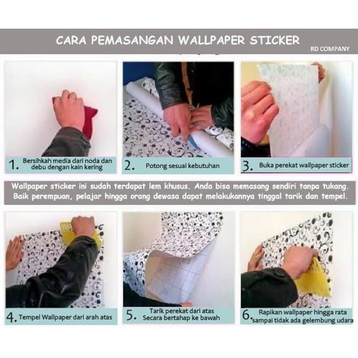 Jual Wallpaper Dinding Kamar Tidur Sticker Walpaper Stiker Dekorasi ...