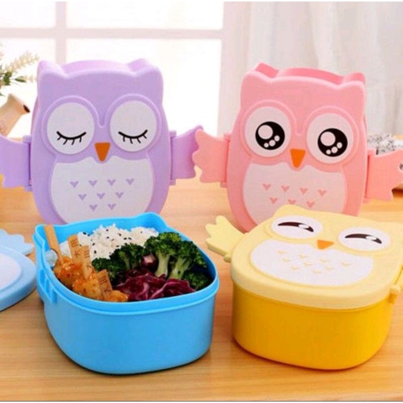 Jual LUNCH BOX OWL / KOTAK BEKAL ANAK KARAKTER BURUNG HANTU | Shopee ...