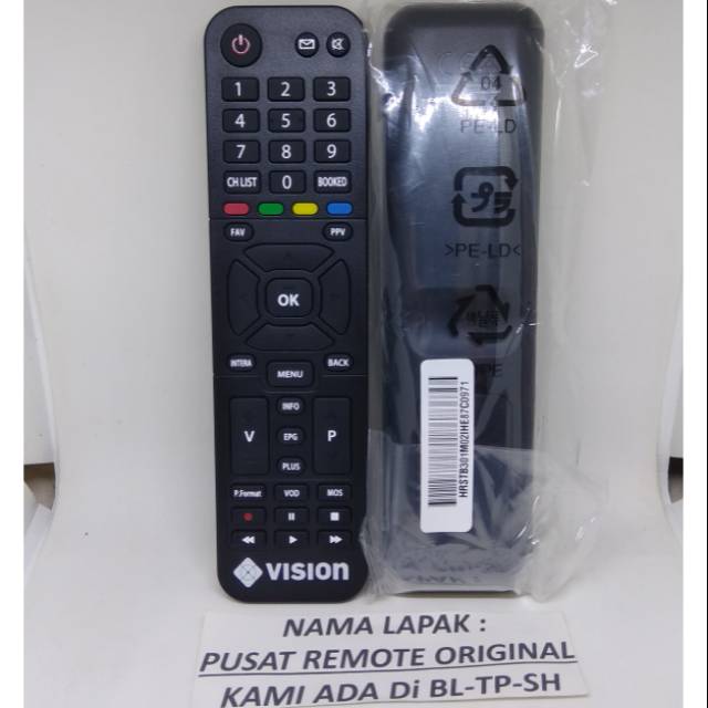 Jual REMOTE REMOT PARABOLA MNC VISION ORIGINAL ASLI | Shopee Indonesia