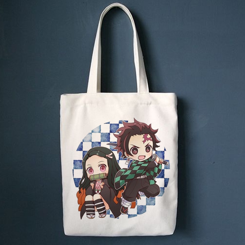 Jual NHYD3786 Terlaku... Totebag Tote Bag Anime Demon slayer Nezuko ...