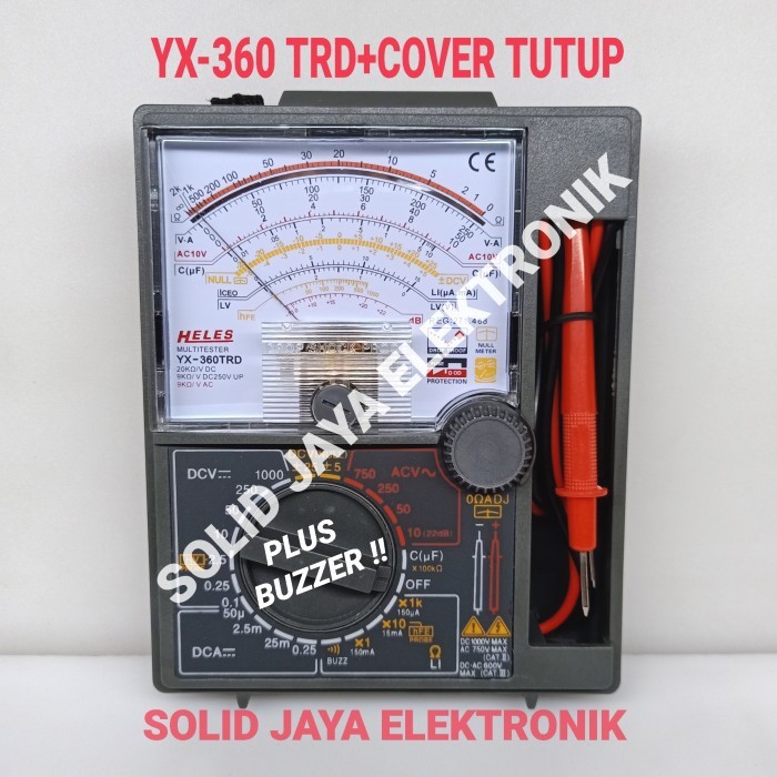 Jual MULTI TESTER HELES YX-360TDR MULTITESTER METER ANALOG AVOMETER YX ...