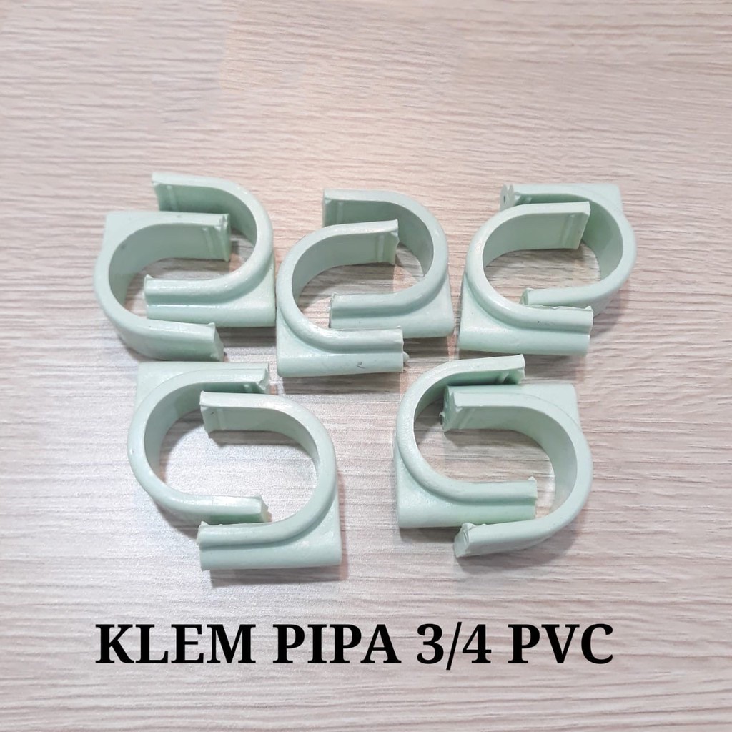 Jual KLEM - PIPA - PVC - 3/4 INCH - ISI 10PCS | Shopee Indonesia