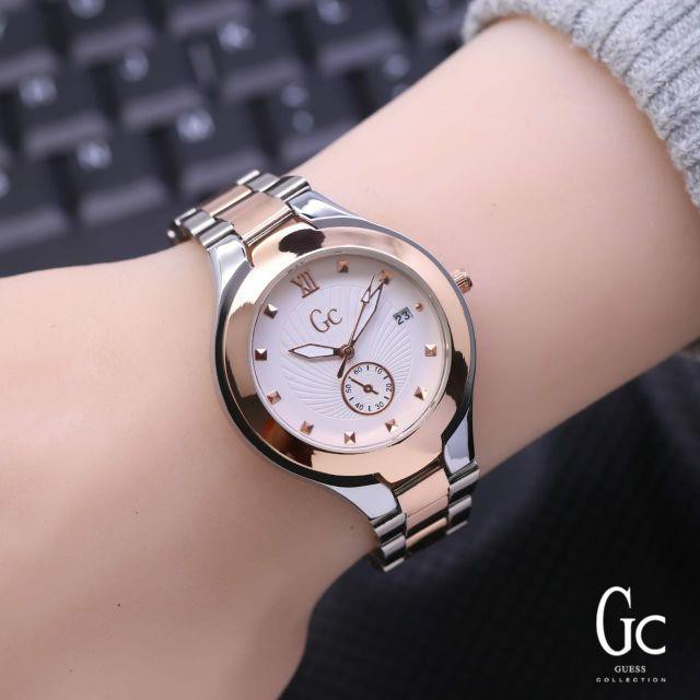 Jual JAM TANGAN WANITA/ CEWEK GC TANGGAL CHRONO AKTIF | Shopee Indonesia
