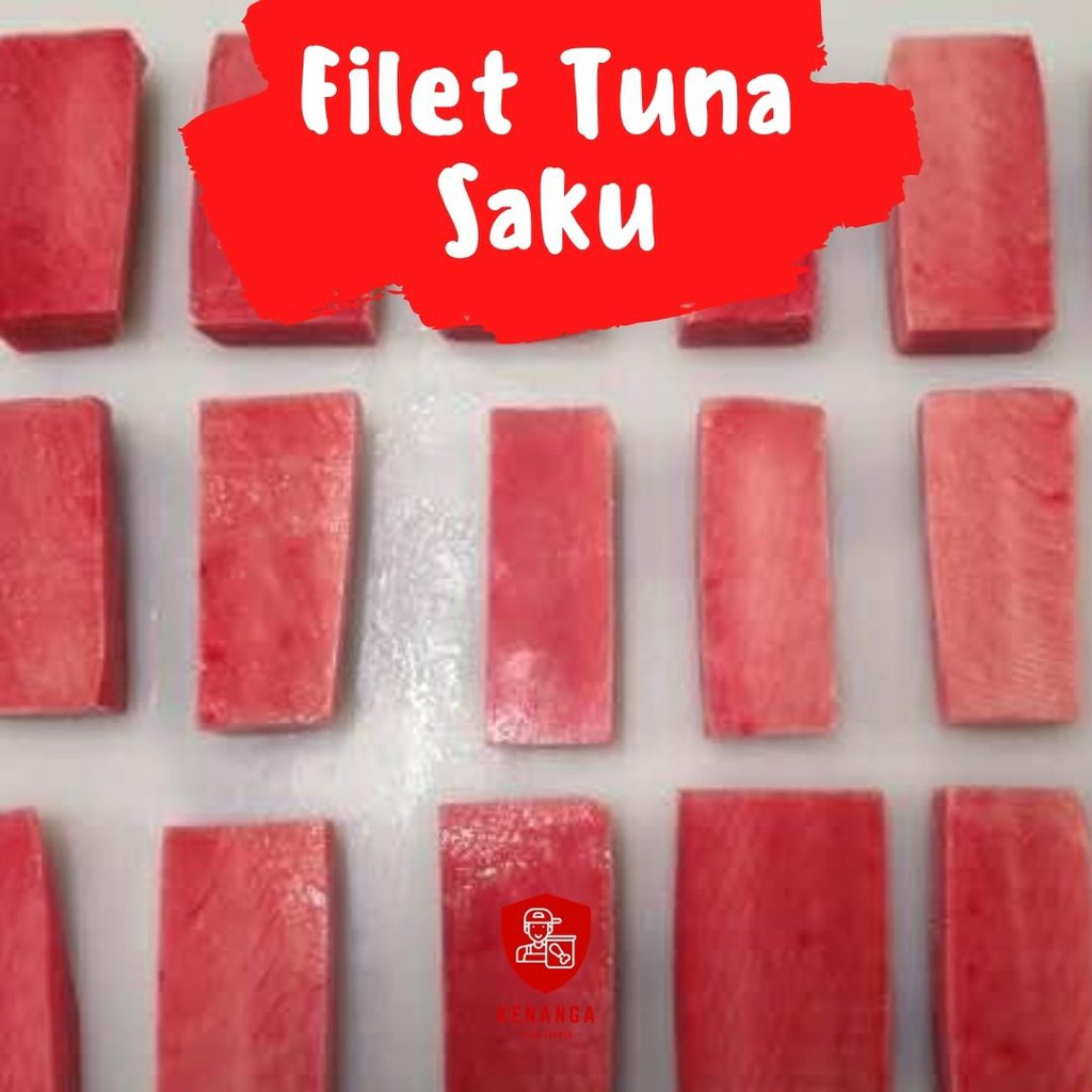 Jual Daging Ikan Tuna Steak / Saku Fillet Frozen 500gr Sashimi Export ...