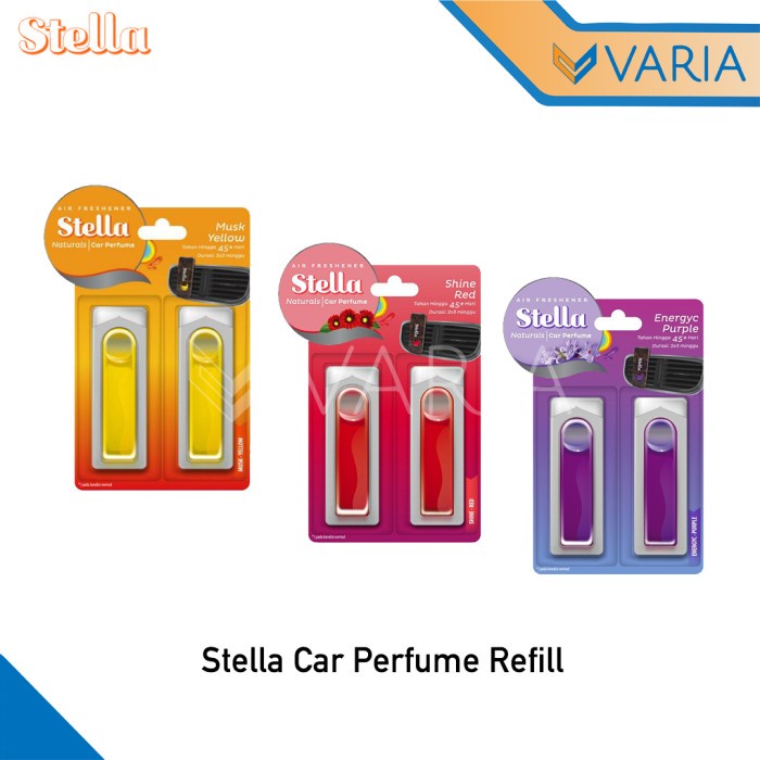 Jual Stella Car Perfume Refill Parfum Pewangi AC Mobil Vent Air ...
