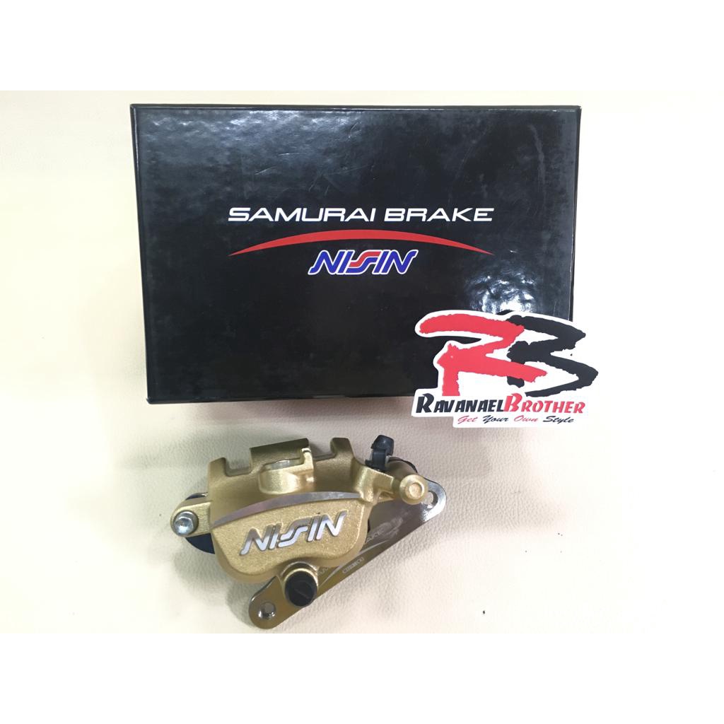 Jual Kaliper Cakram REM Nissin Samurai Brake Original Depan Supra X 110 / Karisma Gold | Shopee ...