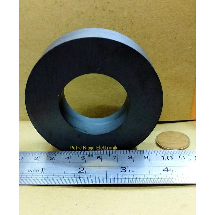 Jual Ferit Core Ring Bulat Hitam TB81 Toroid Cincin Ferite Besar ...