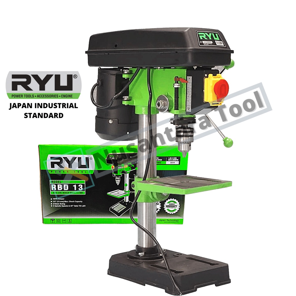 Jual Mesin Bor duduk Tekiro Ryu 13 mm bench drill RBD 13 | Shopee Indonesia