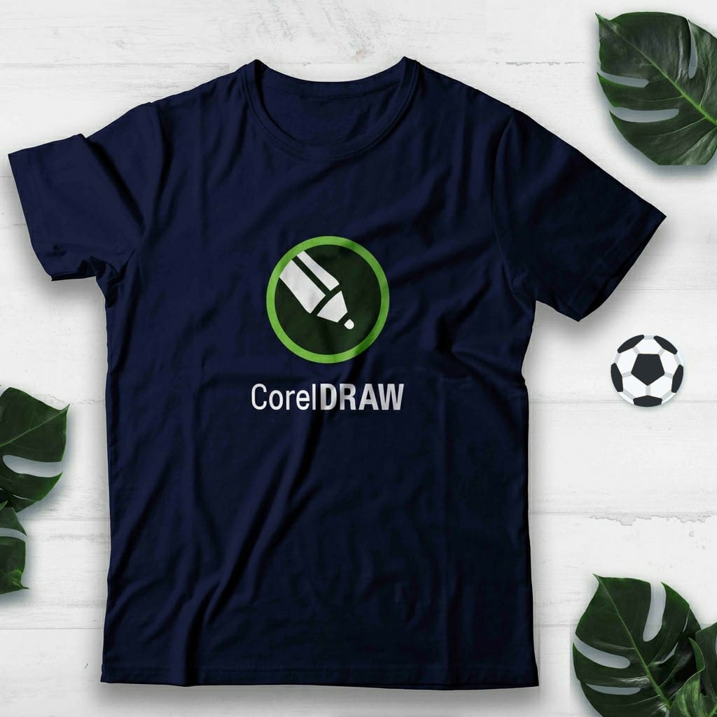 Jual KAOS SABLON PREMIUM LOGO CORELDRAW COREL DRAW T-SHIRT SOFTWARE ...