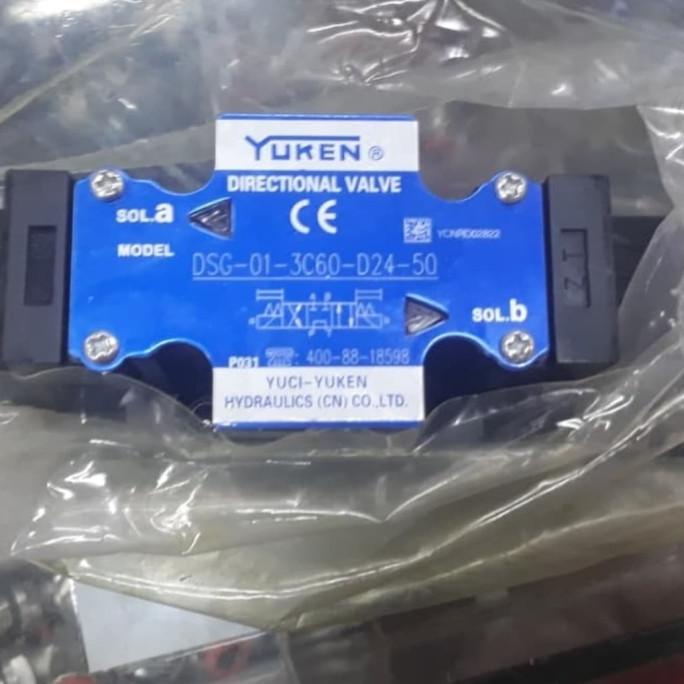 Jual Solenoid valve hydraulic DSG-01-3C60-D24-50 yuci yuken teknikin78 Kualitas Baik | Shopee ...