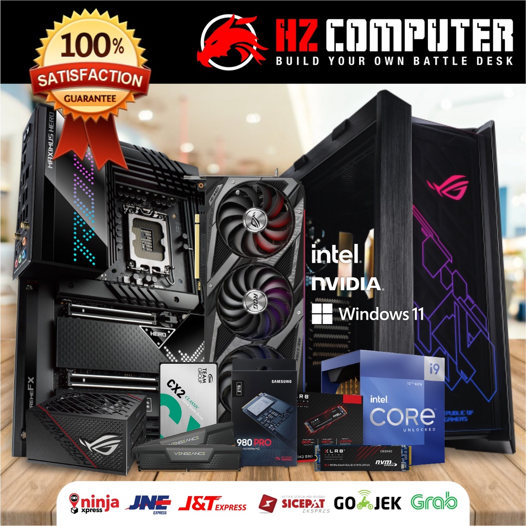 Jual PC Gaming ASUS ROG STRIX - Intel Core i9 12900K - RTX 3090 24GB ...