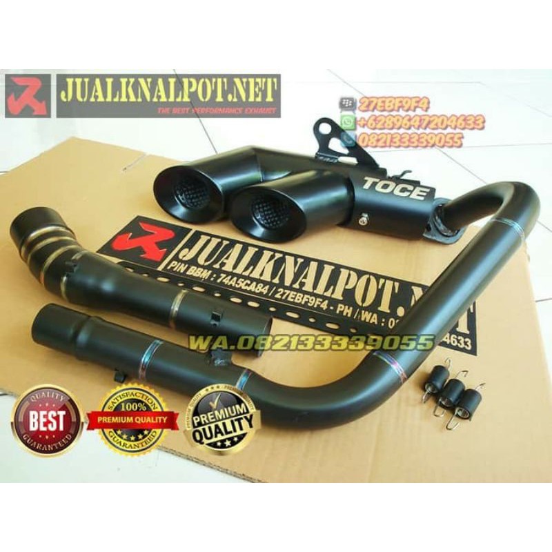 Jual Knalpot TOCE XSR 155 / CB 150 / CBR150R / SCORPIO / R15 / Ninja ...