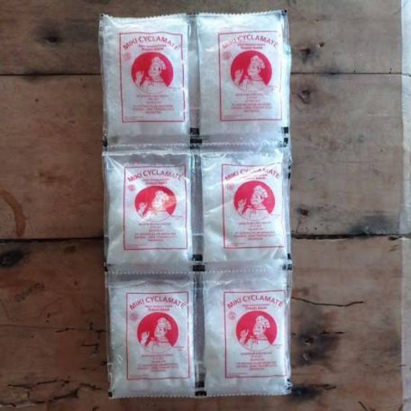 Jual miki cyclamate pemanis buatan sari gula 20gr | Shopee Indonesia