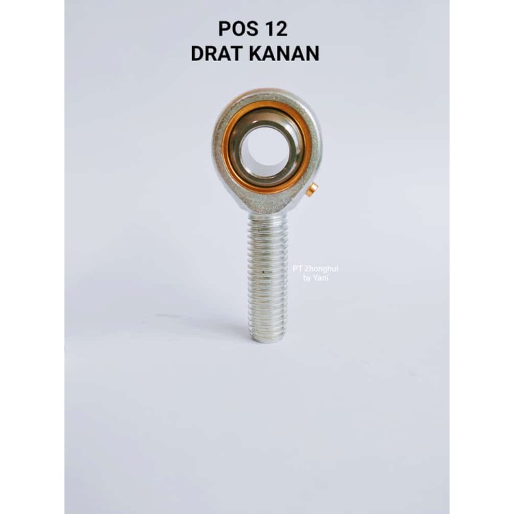 Jual KNB Bearing Rod Ends POS 12 DRAT KANAN as 12mm isi 1 pcs | Shopee Indonesia