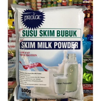 Jual 600GR SUSU TEPUNG SKIM PROLAC LOW FAT HIGH CALSIUM & PROTEIN ...
