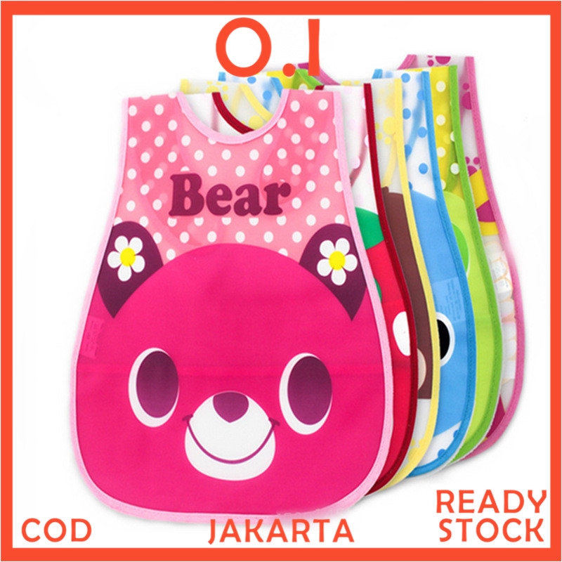 Jual CUCI GUDANG Bib Bahan EVA Anti Air Waterproof Slabber Tatakan ...