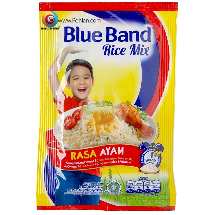 Jual Blue Band Rice Mix Rasa Ayam 45Gr | Shopee Indonesia