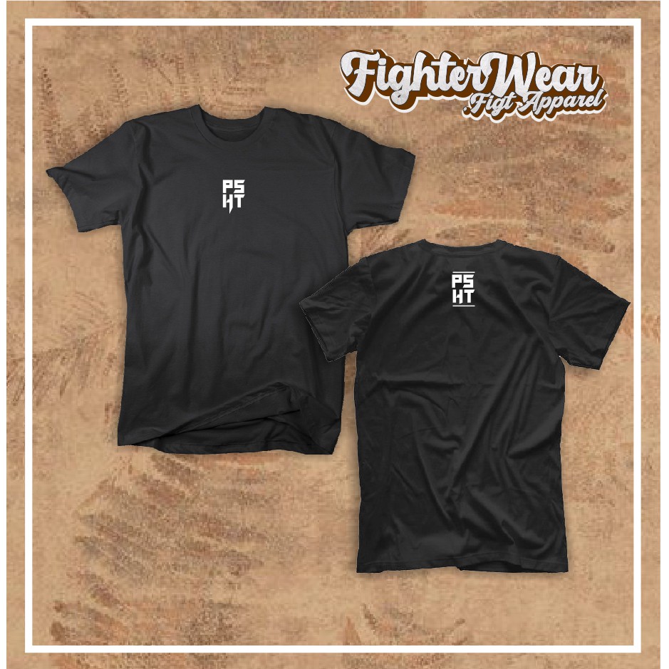 Jual Baju Kaos Tshirt pencak silat PSHT Fighter Wear Cotton Combed 30s Kualitas Distro Termurah ...