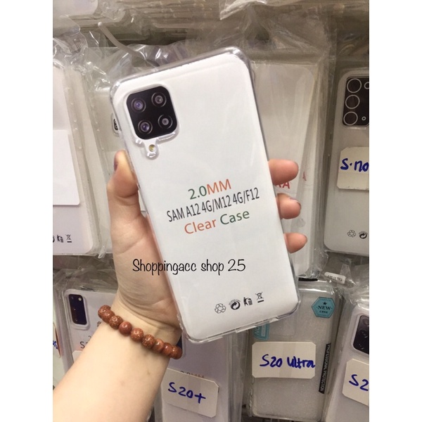 Jual CLEAR CASE SAMSUNG A12 4G SILICONE CASE BENING TEBAL 2.0MM | Shopee Indonesia