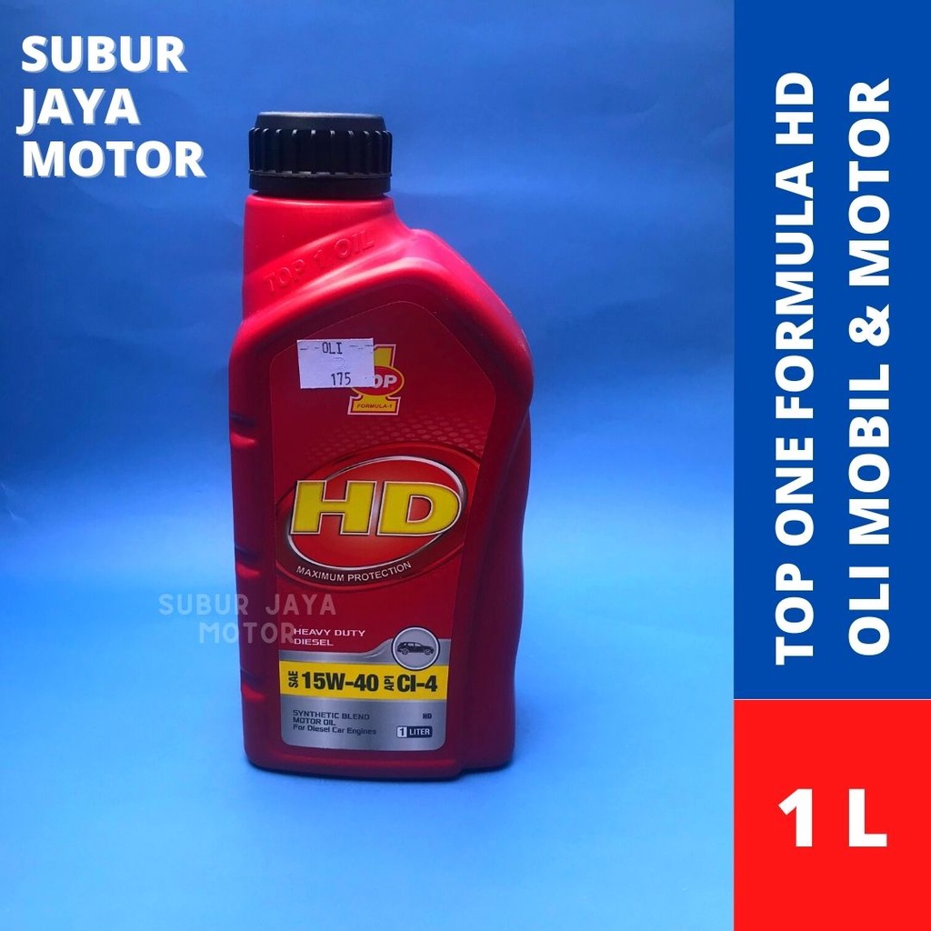 Jual OLI TOP 1 FORMULA HD 15W-40 SYNTHETIC BLEND DIESEL ENGINE OIL 1L ...