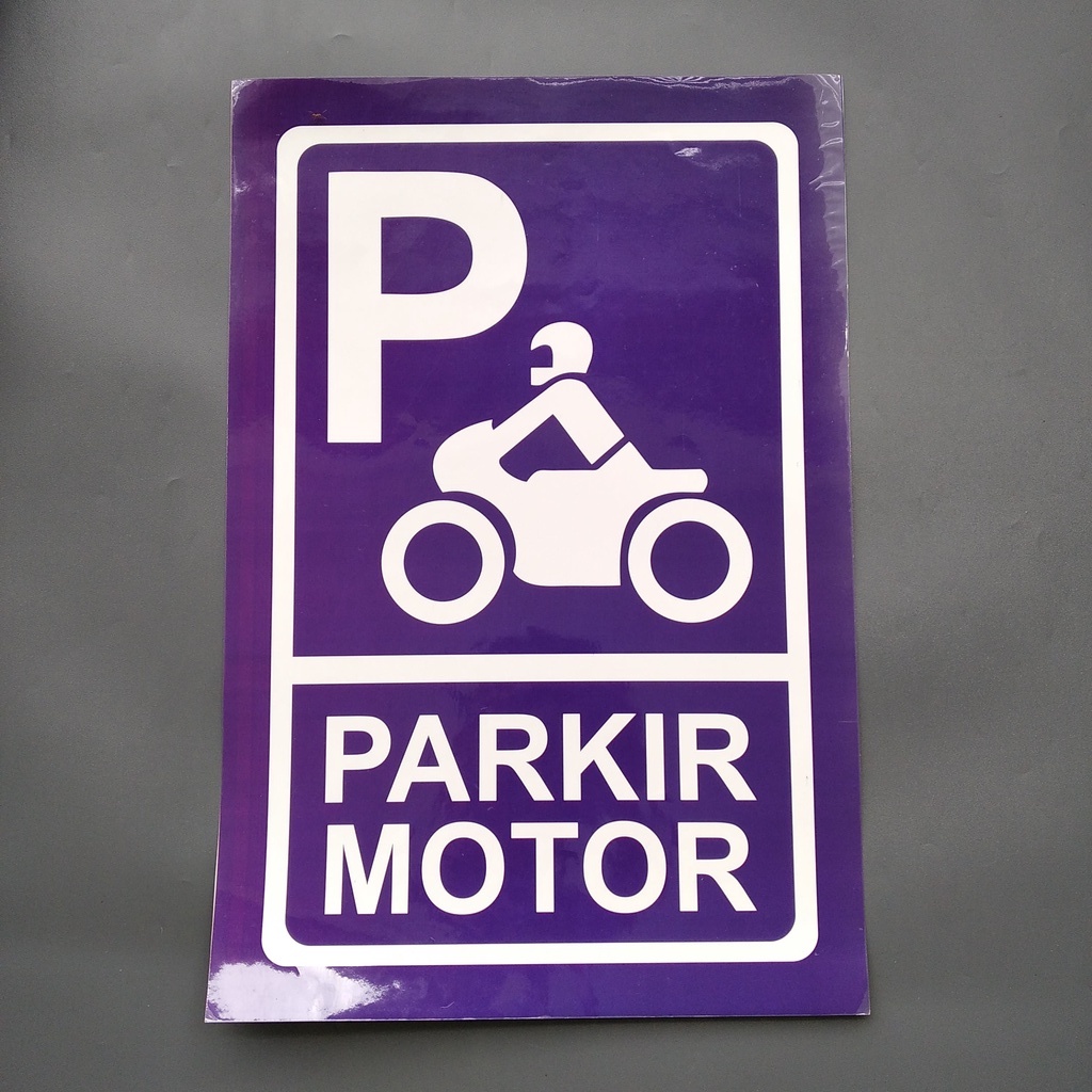 Jual Sticker Stiker Sign Rambu Parkir Motor | Shopee Indonesia