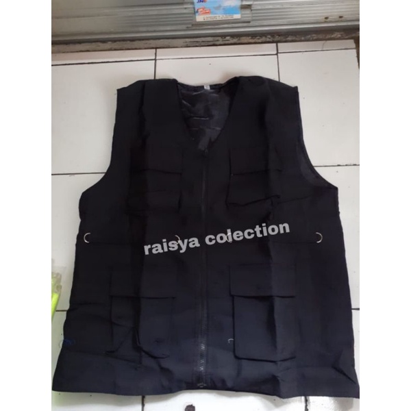 Jual rompi bahan kain / rolpi krem / rompi hitam / rkmpi formal ...
