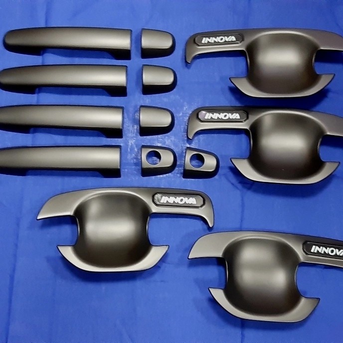 Jual Paket outer door handle cover INNOVA 2004-2015 hitam doff | Shopee Indonesia