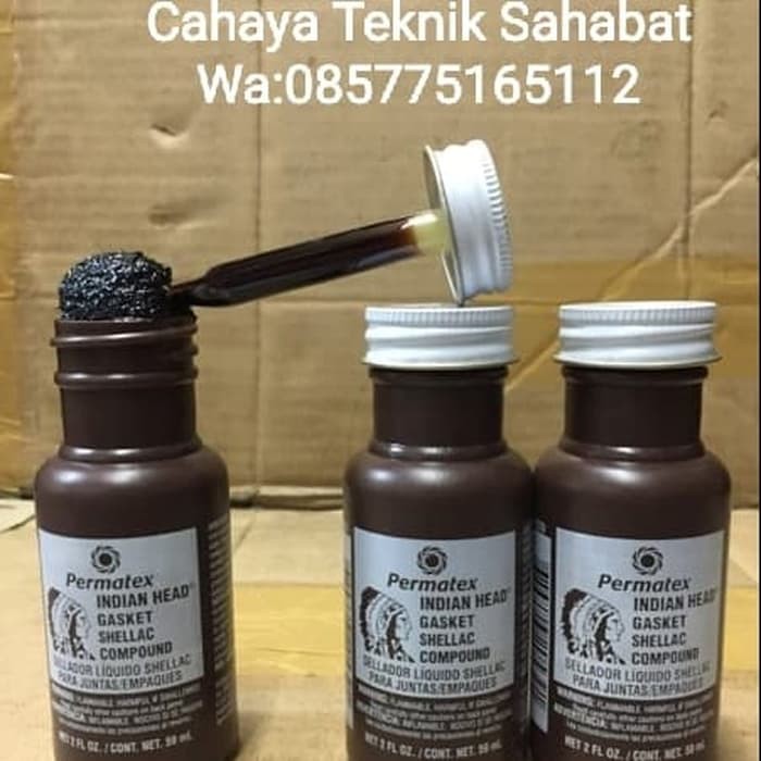 Jual Permatex indian head gasket shellac compound/indian gasket ...