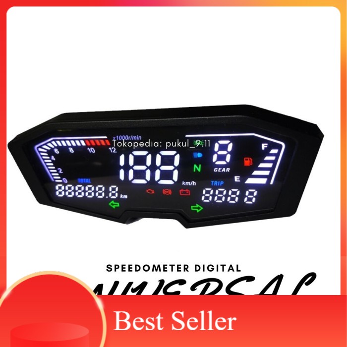 Jual speedometer kilometer digital universal mirip gl100 GL125 CDI ...