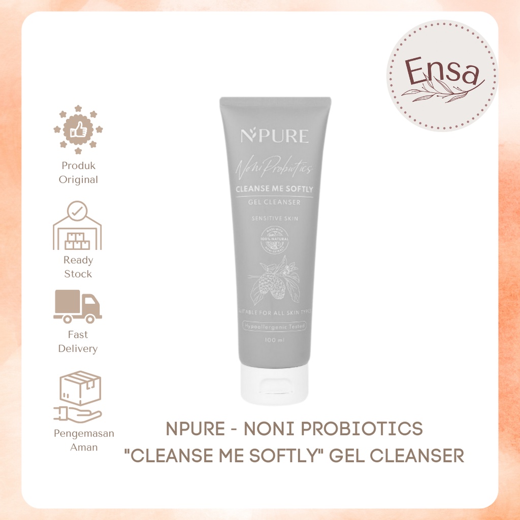 Jual NPURE NONI PROBIOTICS "CLEANSE ME SOFTLY" GEL CLEANSER | Shopee ...