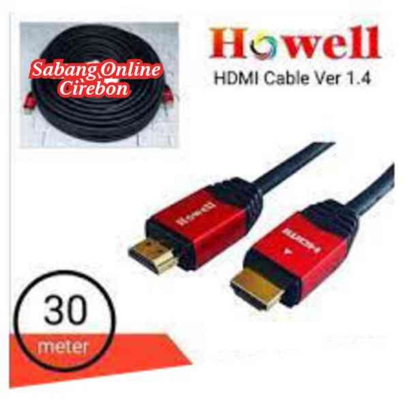 Jual KABEL HDMI 30 METER HOWELL | Shopee Indonesia