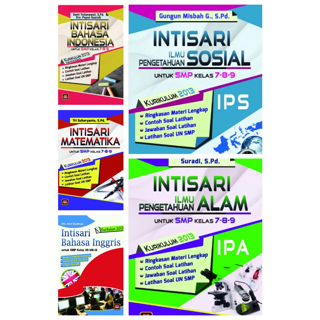 Jual INTISARI Soal Pembahasan BANK SOAL Matematika IPA IPS Bahasa ...