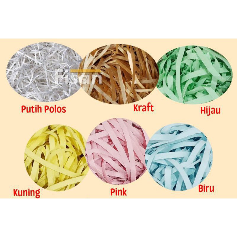 Jual Kertas Potongan Shredded Paper Putih Paper Samson Paper Warna ...