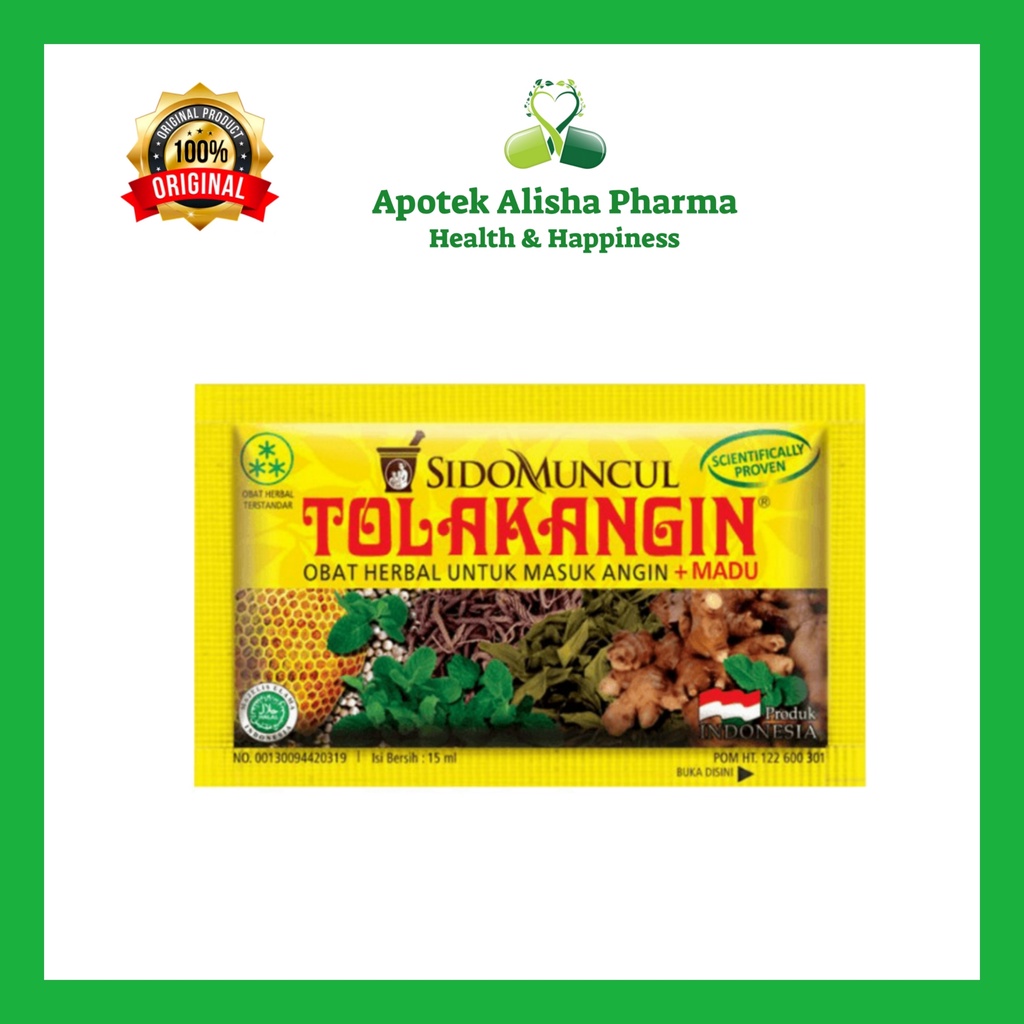 Jual TolakAngin SidoMuncul Sachet (Box 12sachet) - Tolak Angin Sido Muncul Madu Sachet Obat ...