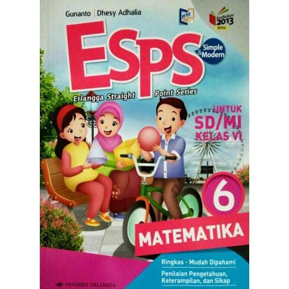 Jual Buku ESPS Matematika Kelas 1 2 3 4 5 6 SD/MI Penerbit Erlangga Edisi Revisi Kurikulum 2013 ...