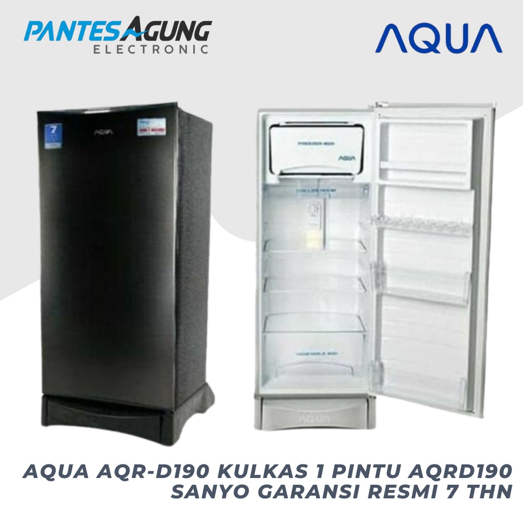 Jual AQUA AQR-D190 Kulkas 1 Pintu AQRD190 / AQRD 205 MDS Sanyo Garansi ...