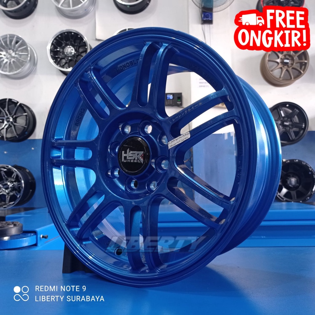 Jual Velg Warna Blue R15 Hsr Boon, Velg Mobil Brio Calya Agya Ignis ...