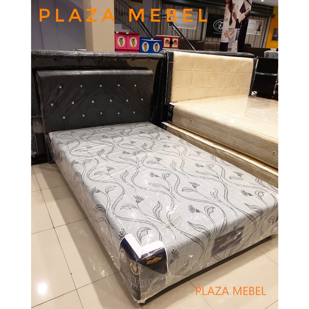 Jual Matras Tempat Tdur Springbed Box Spring Kasur American Indopillo Uk. 120 - 180 FULLSET ...