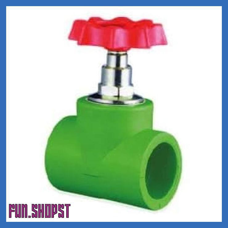 Jual GATE VALVE PPR 1/2 INCH / STOP KRAN VALVE PPR 20MM FITTING PIPA ...