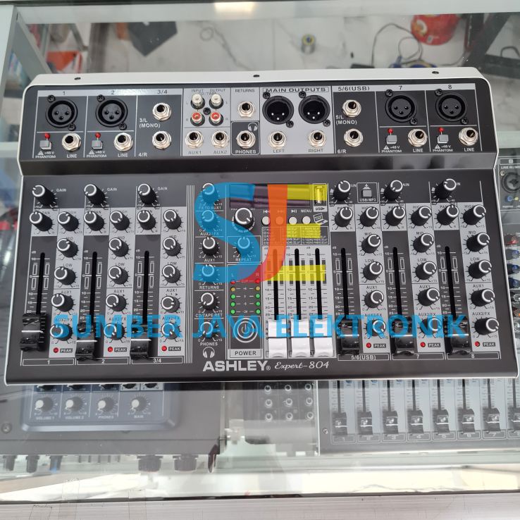 Jual Mixer Ashley Expert / Mixer 8 channel Bluetooth | Shopee Indonesia