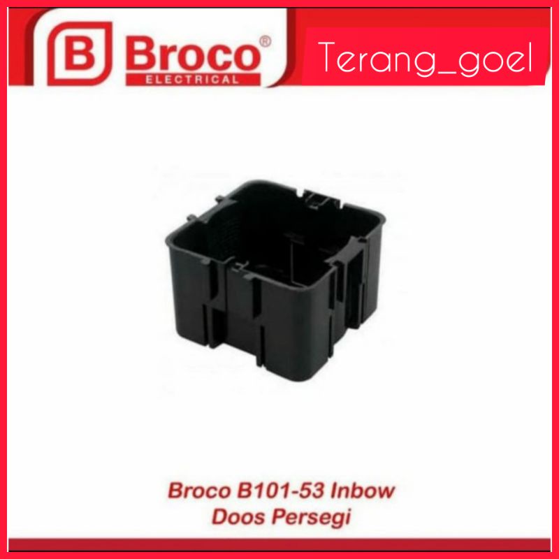 Jual BROCO INBOW DOOS ( IB DUS ) KOTAK HITAM // IB DUSB B 101-53 SEGI ...