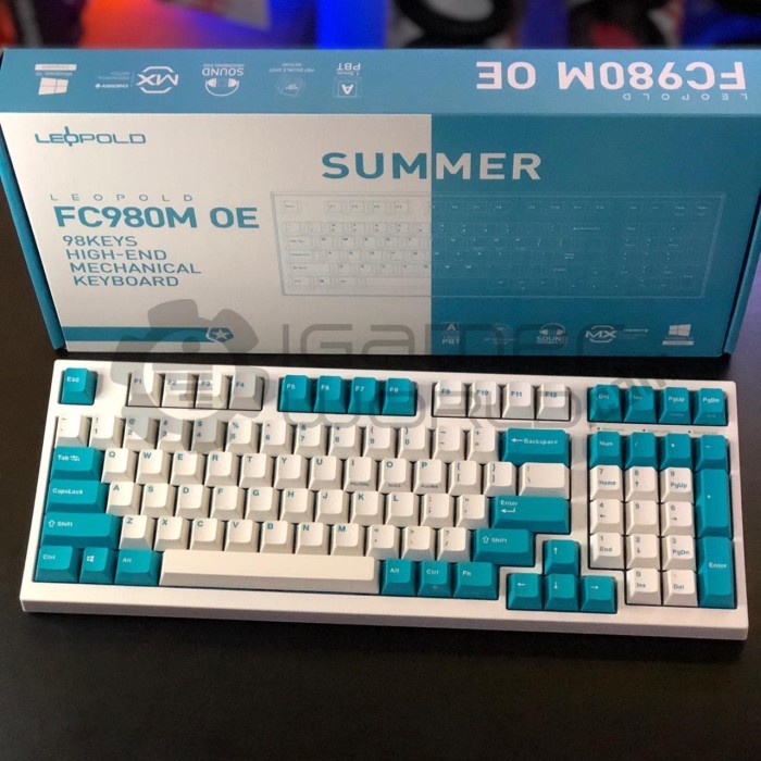 Jual Leopold FC980M White Mint Mechanical Gaming Keyboard | Shopee ...