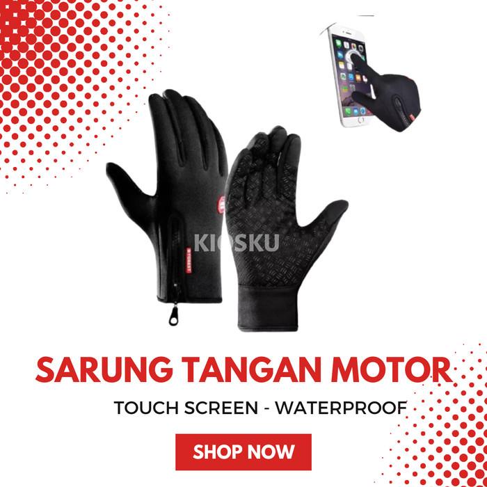 Jual Sarung Tangan Sepeda Motor Full Finger Touch Screen Waterproof ...