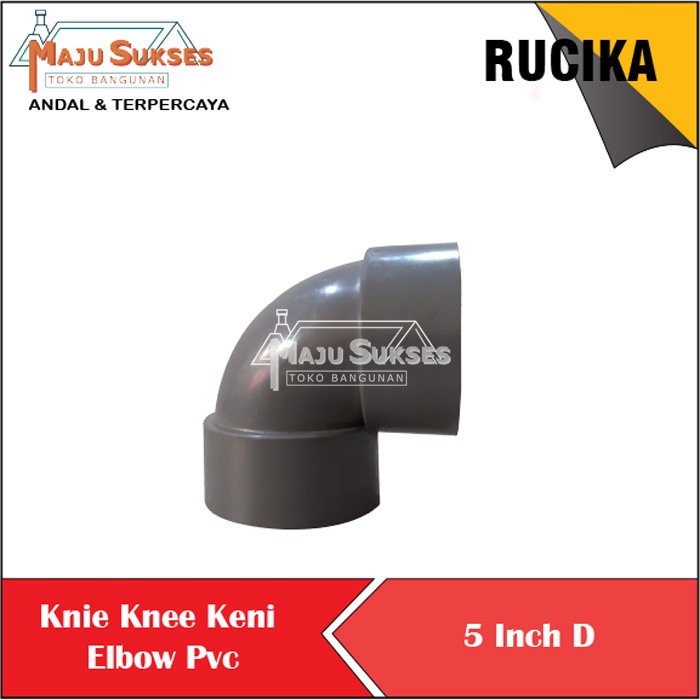 Jual Knie Knee Keni Elbow Siku Pipa D Rucika 5 Inch | Shopee Indonesia